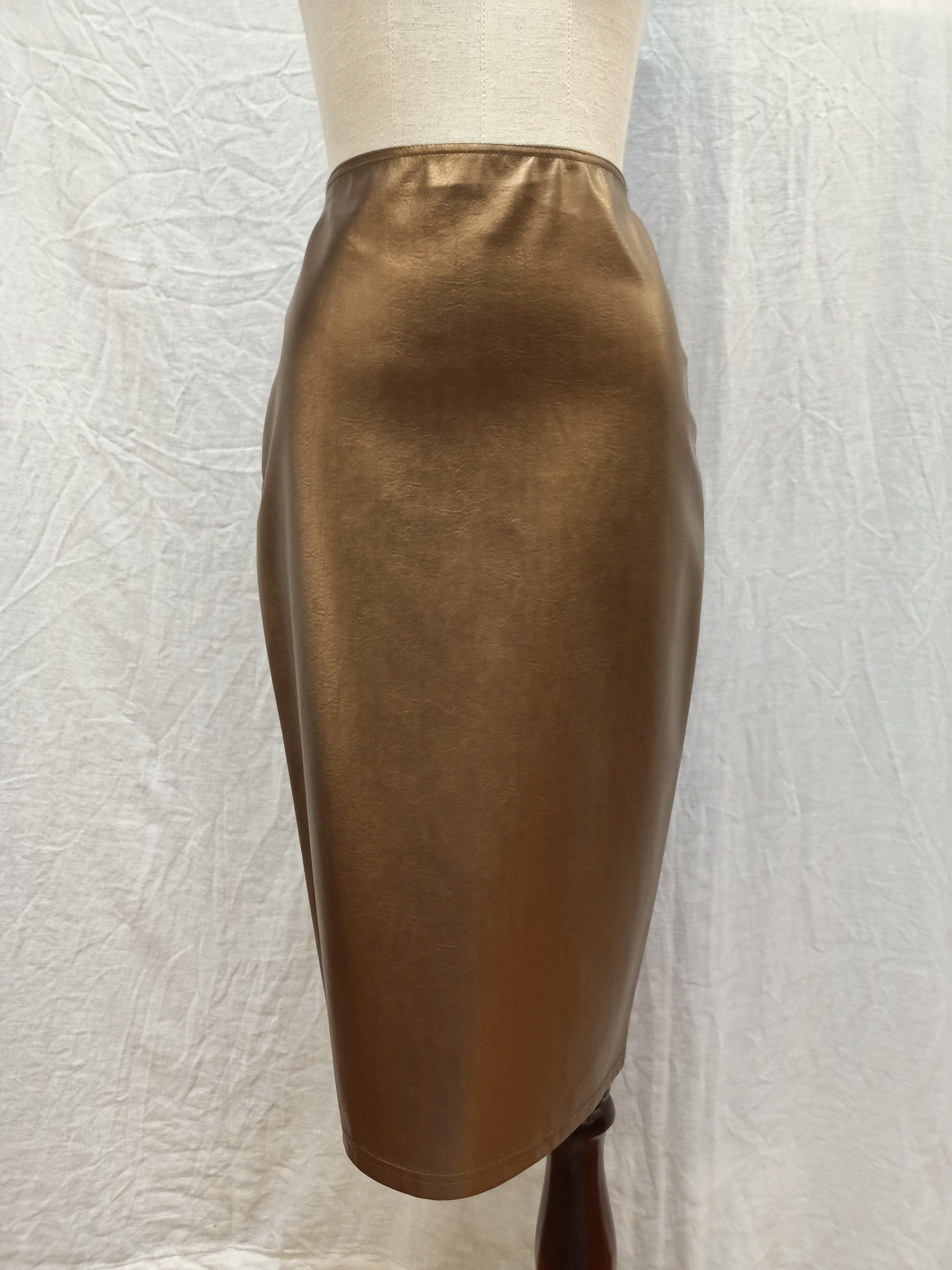 David Pond Faux Leather Skirt – Godzilla Clothing